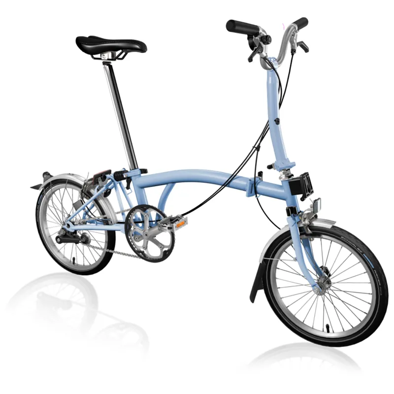 Brompton C-Line Mid Bar 3 Speed M3L in Cloud Blue