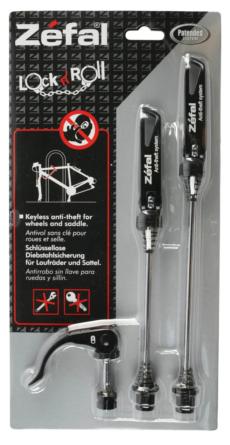 Zefal Lock n' Roll Wheel 3 Skewer Set
