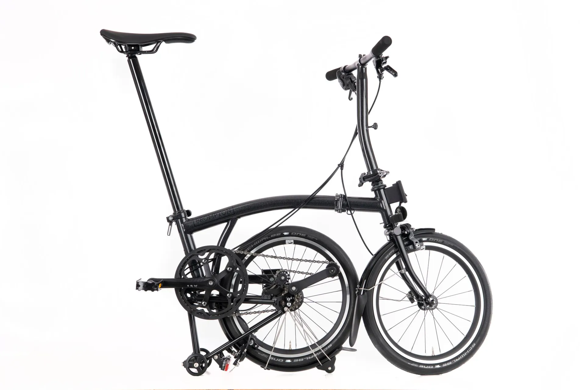 Brompton P-Line Urban Low Bar S4L Midnight Black Metallic