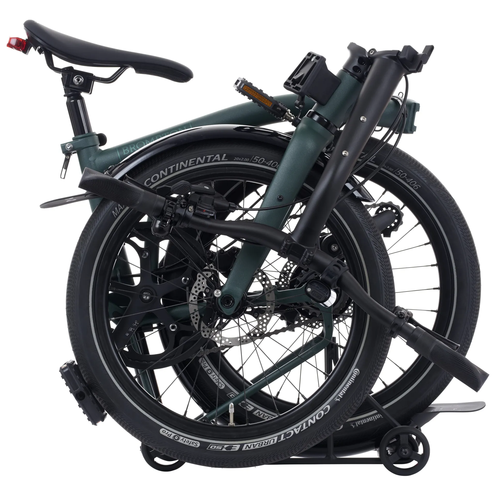 Brompton G-Line Forest Green with Mudguards/ Rack TYG1