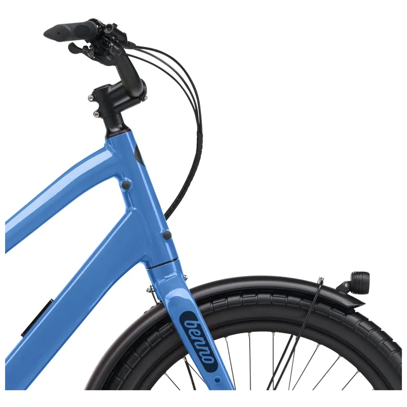 Benno Boost-E CX Step Thru Electric Family Utility Bike Machine Blue