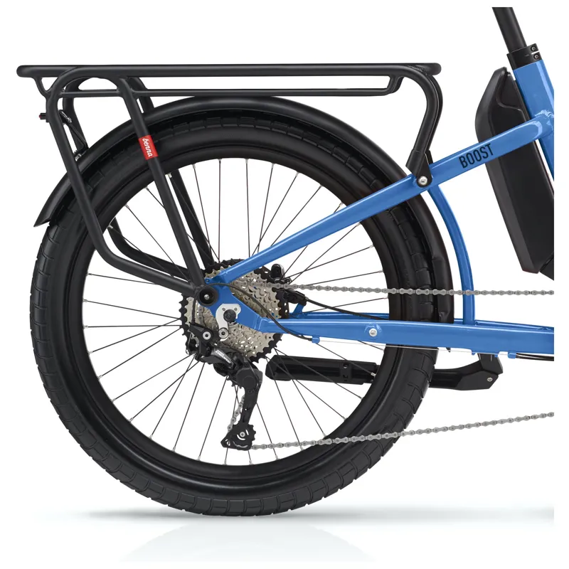 Benno Boost-E CX Step Thru Electric Family Utility Bike Machine Blue