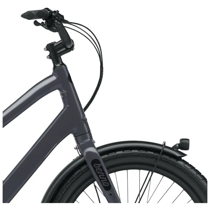 Benno Boost E CX Step Thru Electric Family Utility Bike Grey