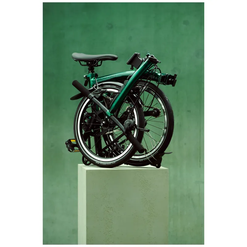 Brompton P-Line Urban Low Bar S4L Emerald Green Lacquer