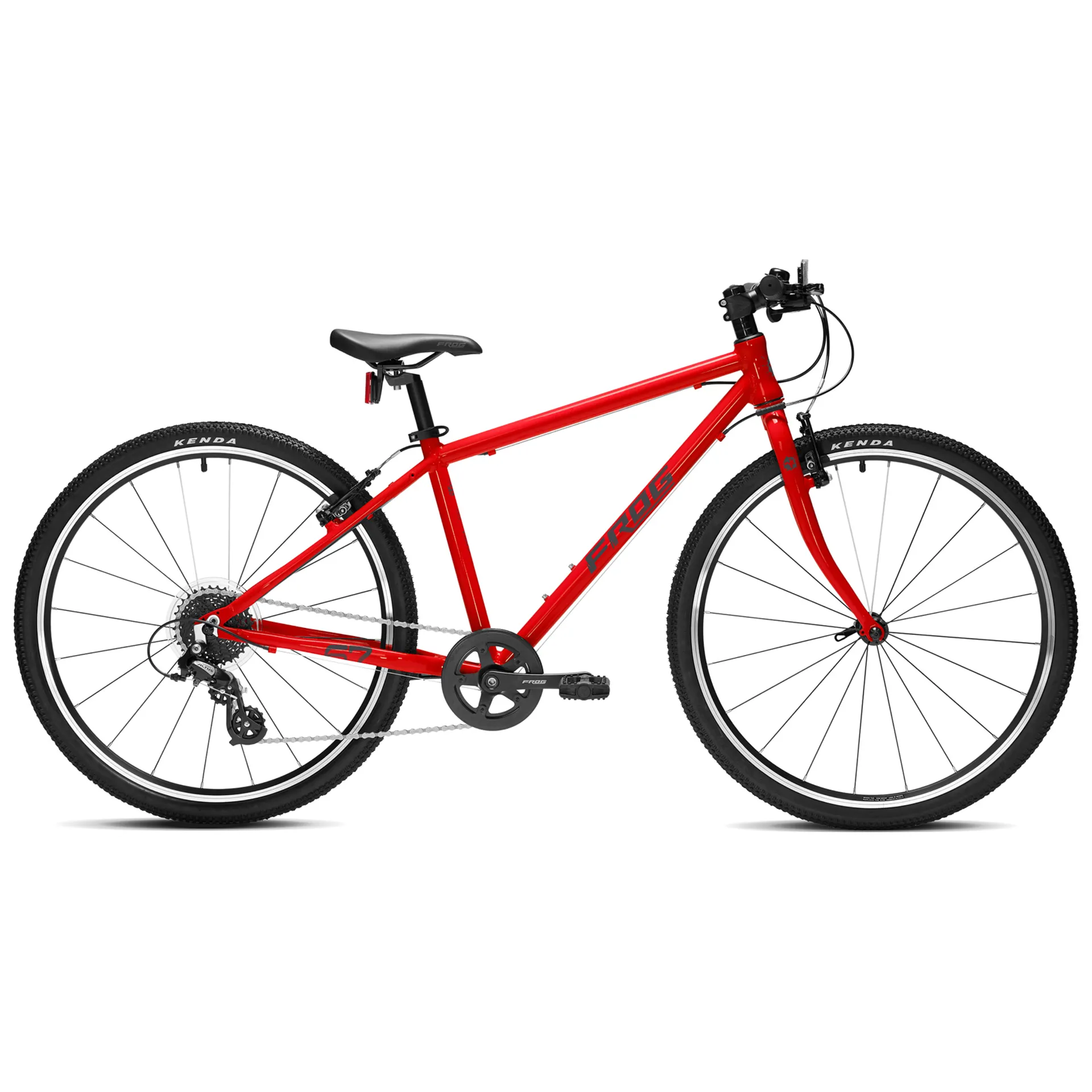 Frog 67 Hybrid Lightweight Kids Bike in Neon Red age 10 - 12 Years