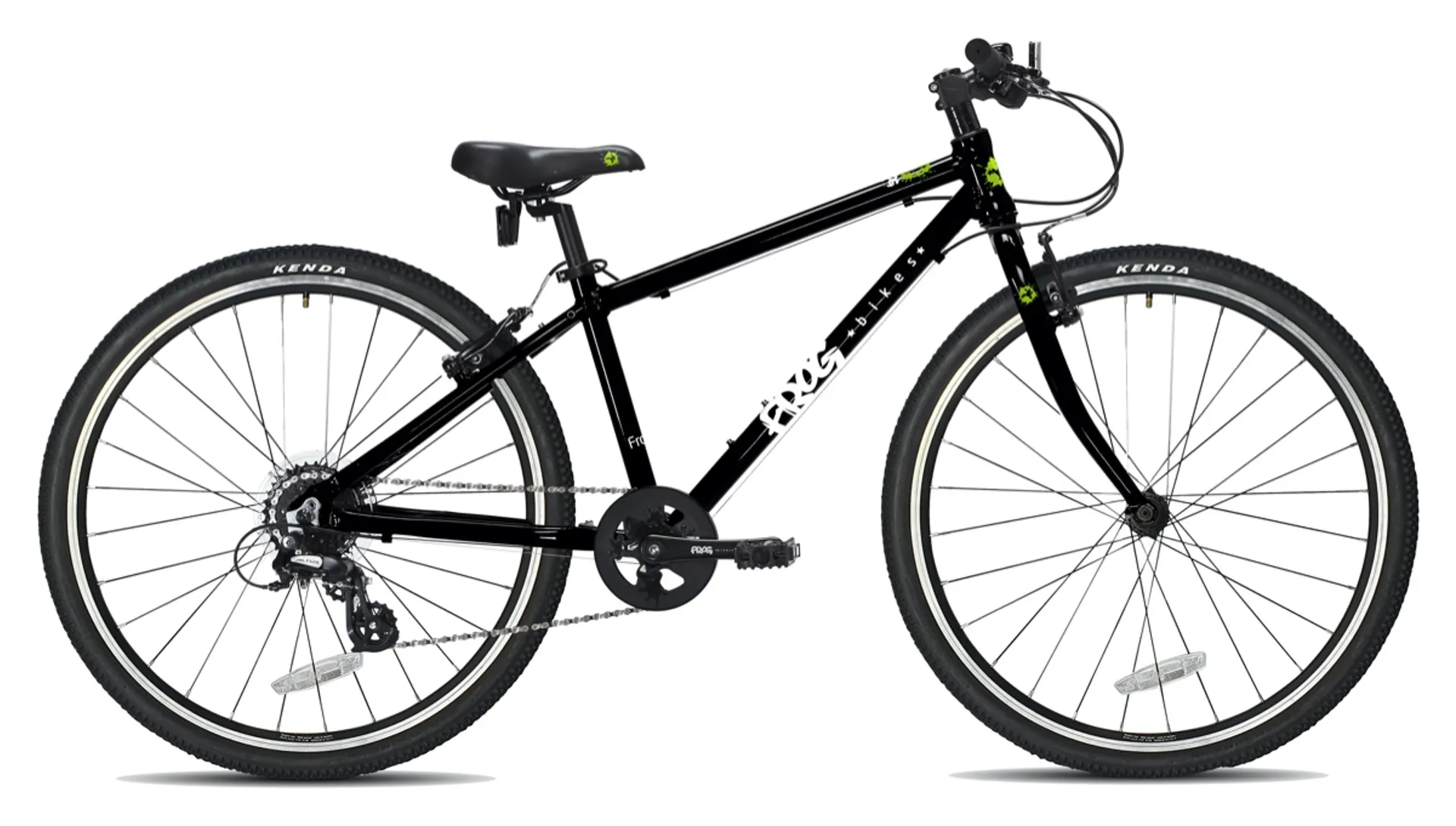 Frog 69 Hybrid Lightweight Kids Bike for Age 10-12 Years Black